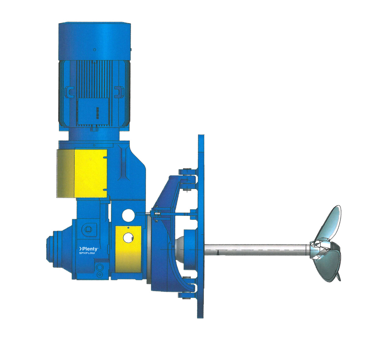 SM & SSM Series Gear Drive Heavy-Duty Side-Entry Mixers